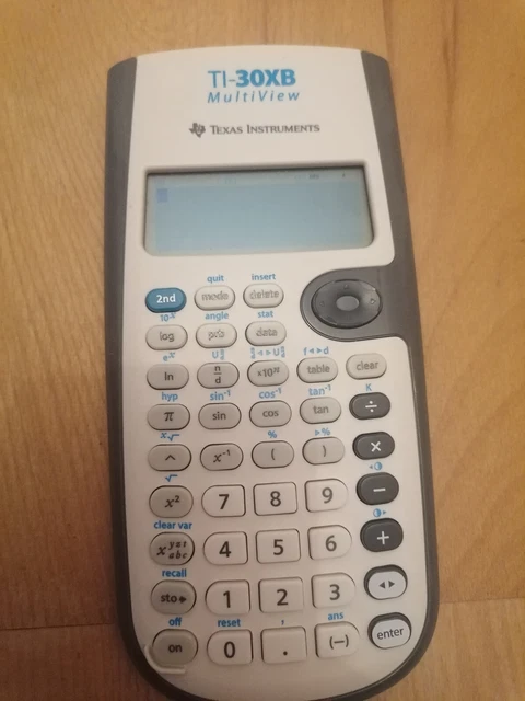 CALCULATRICE SCIENTIFIQUE TEXAS Instruments TI-30XB MultiView EUR 30,00 ...