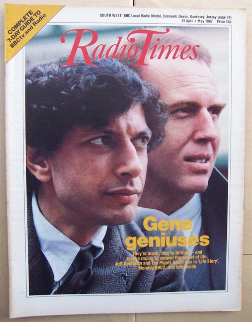 RADIO TIMES/1987/JEFF GOLDBLUM/TIM Pigott-Smith/Queen Victoria ...