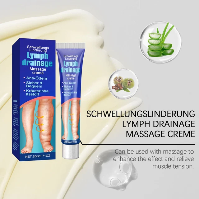 LEG EDEMA RELIEF Cream Effective Foot Swelling Reduction Natural ...