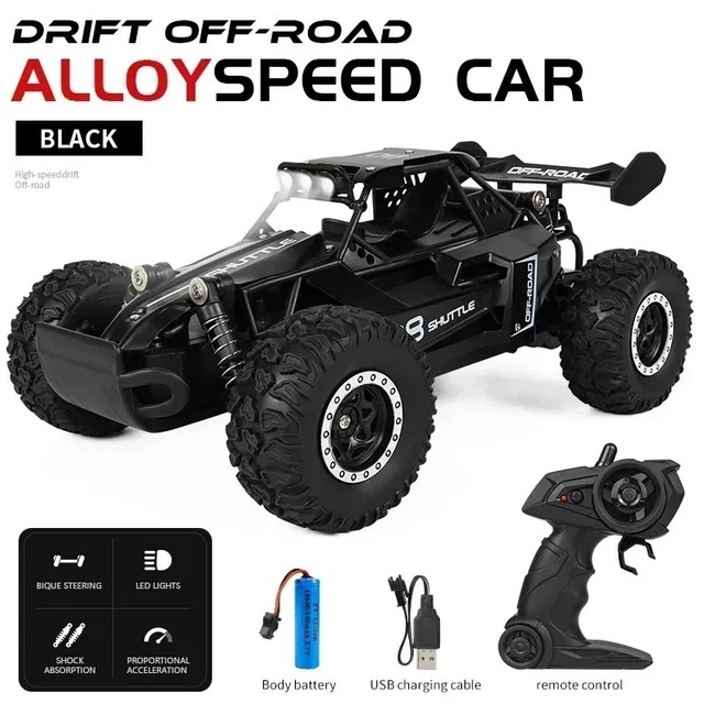 XMAS 2.4 GHZ RC Cars Remote Control Monster Truck Off-Road Buggy Kids ...