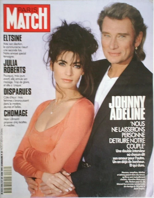 PARIS MATCH JOHNNY Hallyday Julia Roberts Jessye Norman Anne Brochet ...