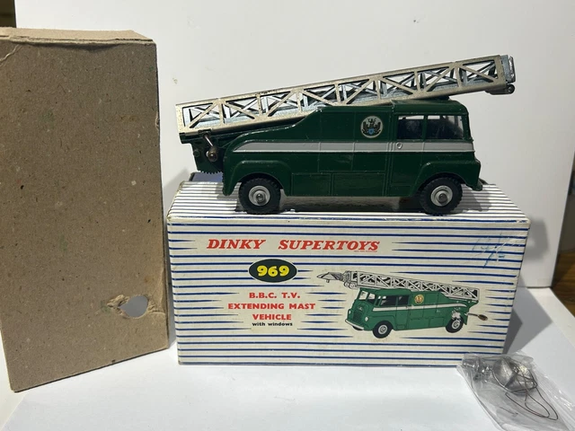 DINKY TOYS 969 BBC TV Extending Mast Vehicle, Original, Rare, Vintage ...