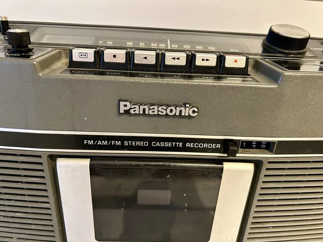 PANASONIC AM FM VINTAGE Radio Cassette Player RS-460S $125.00 - PicClick CA