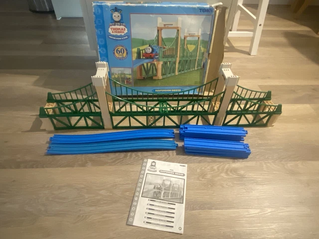 ROAD/RAIL SUSPENSION BRIDGE SET Tomy Trackmaster Train Thomas Tank ...