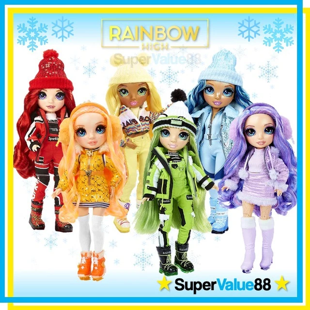 RAINBOW HIGH FASHION Dolls - Winter Break-Assortment- Birthday Ideal ...