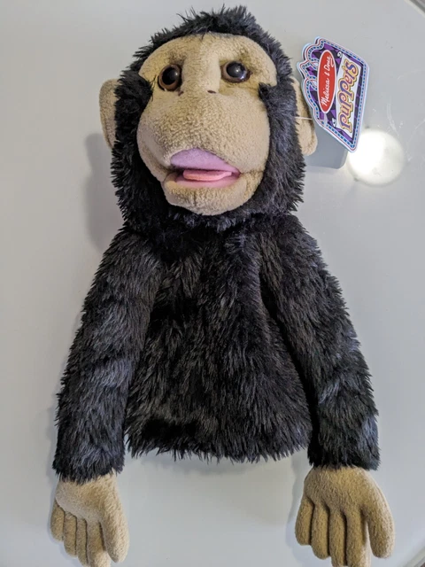 BANANAS THE CHIMP Hand Puppet by Melissa & Doug 14in With Tag No Hand ...