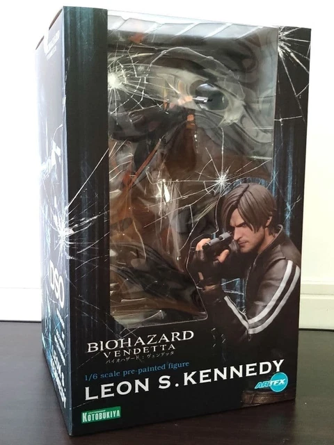 KOTOBUKIYA ARTFX BIOHAZARD Resident Evil Vendetta Leon S. Kennedy 1/6 ...