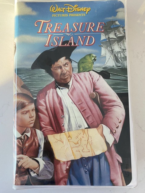 TREASURE ISLAND (VHS Clamshell) Walt Disney - Bobby Driscoll, Robert ...