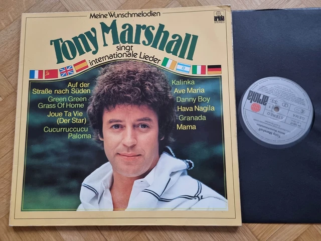 TONY MARSHALL - Meine Wunschmelodien Vinyl LP Germany/ EUROVISION 1976 ...