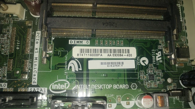 INTEL D425KT ATOM 1.8GHz 2GB DDR3 Mini-ITX motherboard cpu combo £19.99 ...