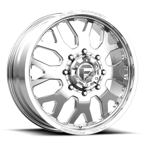 24X8.25 FUEL FORGED FF19D DUALLY Front Polished Wheel 8x210 (105mm) EUR ...