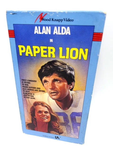 RARE PAPER LION 1968 Comedy Sport Movie VHS Alan Alda Alex Karras £26. ...