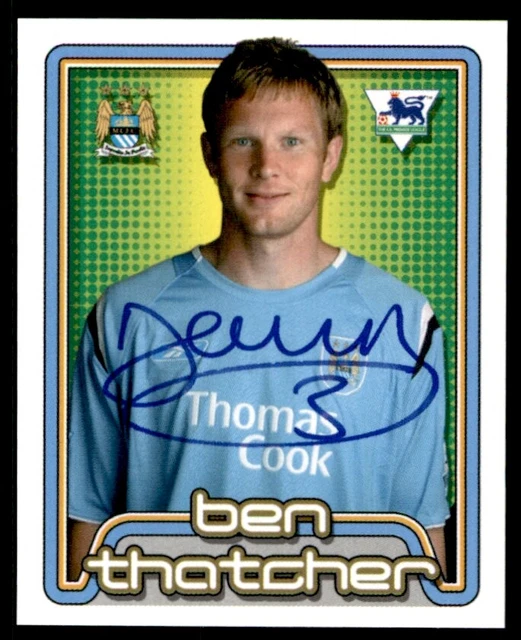MERLIN PREMIER LEAGUE 05 - Ben Thatcher Manchester City No. 336 £1.99 ...