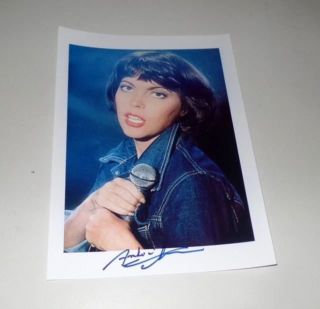 MIREILLE MATHIEU, FOTO originale firmata 20x28 cm (A266) EUR 24,95 ...
