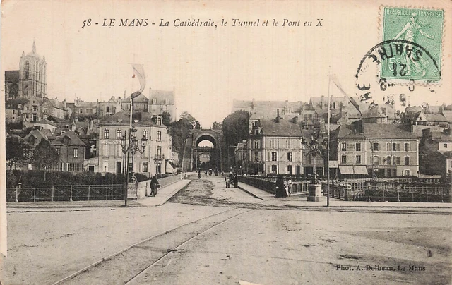 72 LE MANS La Cathedrale Le Tunnel Et Le Pont En X EUR 5,90 - PicClick FR