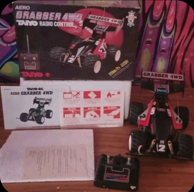 TAIYO AERO GRABBER 4WD RC Buggy Electric Ready to Go 1:20 Scale Vintage ...