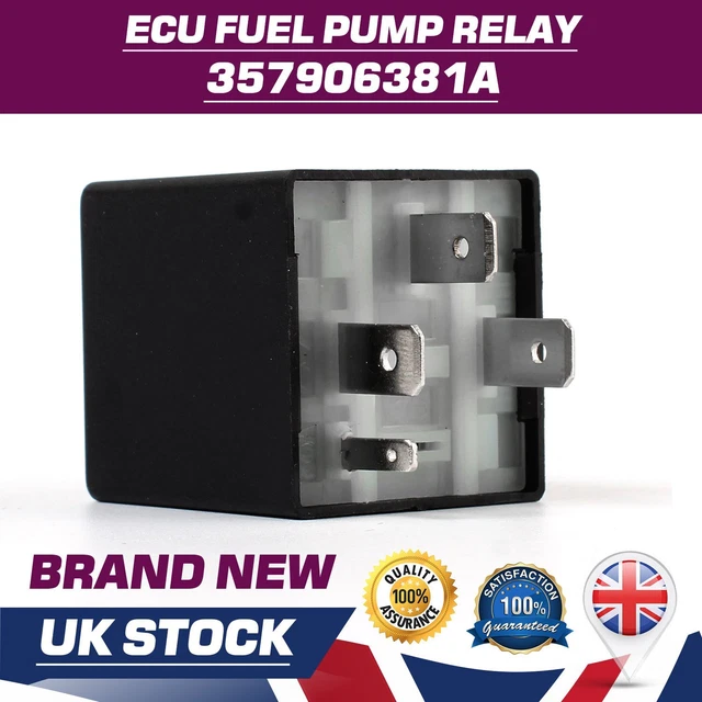 ECU FUEL PUMP Relay Number 109 VW Audi Seat Skoda 1J0906381A Black ...