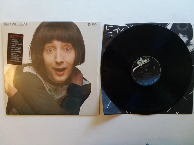 E=MO2 - EMO Phillips, vinyle 1985 Epic comme neuf EUR 4,63 - PicClick FR
