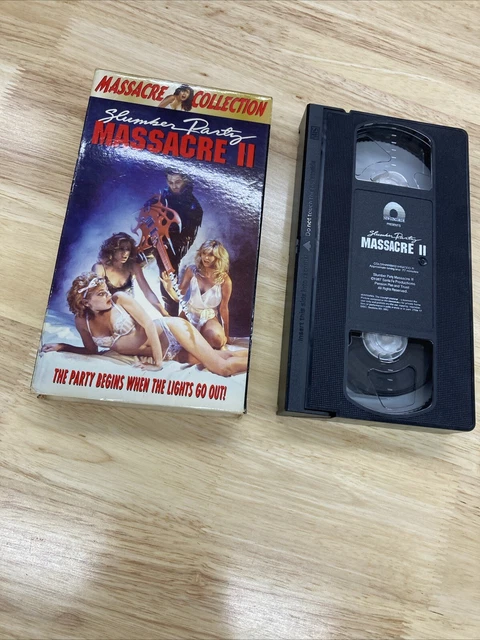 Slumber Party Massacre Ii 2 Vhs Tape 2000 Concorde Variant Horror