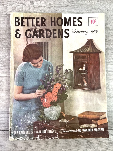 VTG 1939 FEBRUARY BETTER HOMES GARDENS MAGAZINE FULL PAGE COLOR ADS VTG 1939 FEBRUARY BETTER HOMES GARDENS MAGAZINE FULL PAGE COLOR ADS