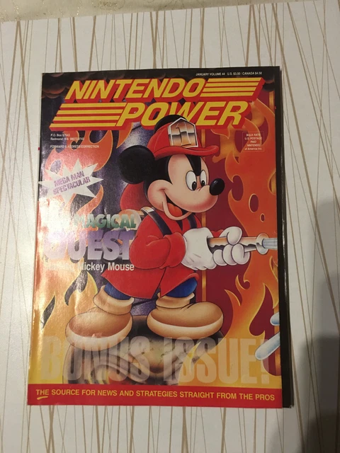 NINTENDO POWER MAGAZINE 44 with Ren Stimpy poster Starfox model snes £ ...