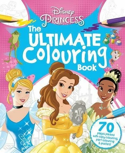 DISNEY PRINCESS - Mixed: The Ultimate Colouring Book (Mammoth Colouring ...