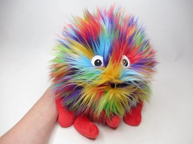 THE PUPPET COMPANY Colourful Rainbow Monster Hand Puppet Plush Soft ...