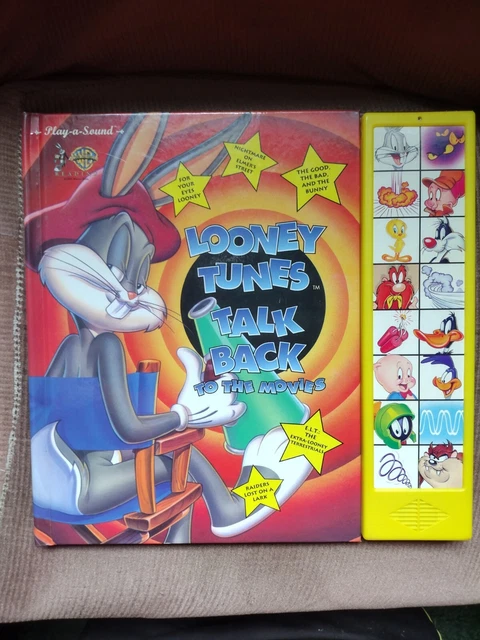 1995 PLAY-A-SOUND BOOK Looney Tunes Talk Back To The Movies £5.46 ...