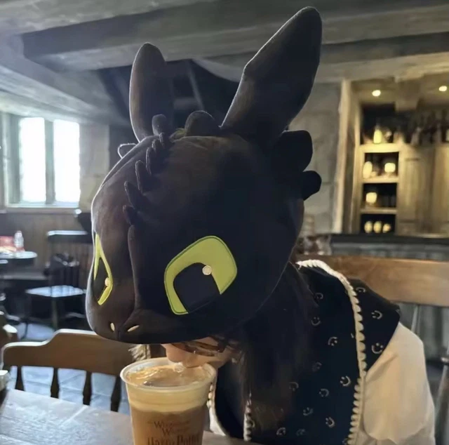 TOOTHLESS BERET BLACK Dragon Hat inspired by HTTYD £11.65 - PicClick UK