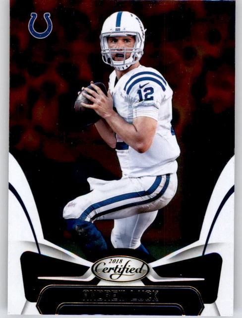 2018 CERTIFIED ANDREW Luck NFL PWE Base Card Colts #33 EUR 4,42 ...