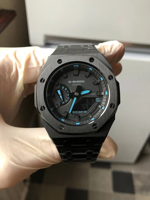 CASIO G-SHOCK GA 2100 Custom Casioak AP Royal Oak Mod Frost GA-2100 ...