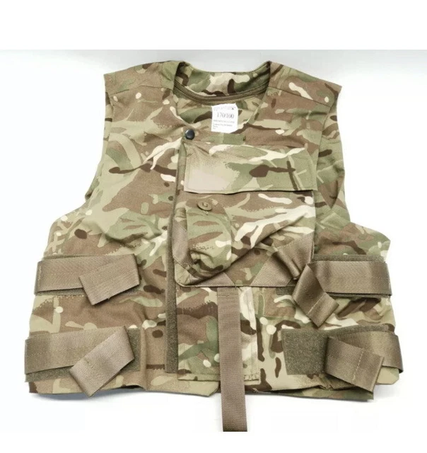 BRITISH ARMY COVER Body Armour ECBA IS MTP - 200 / 116 - Surplus Camo ...