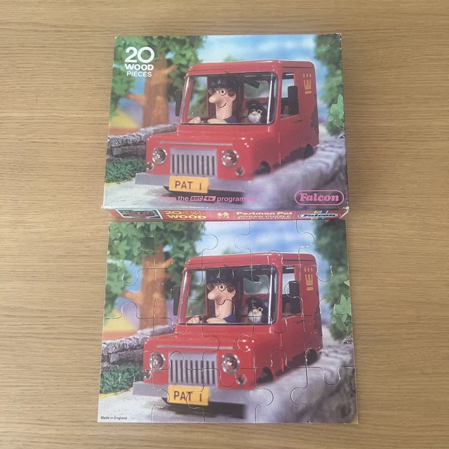 VINTAGE POSTMAN PAT Jigsaw Puzzle 20 Large Wooden Piece Puzzle By ...