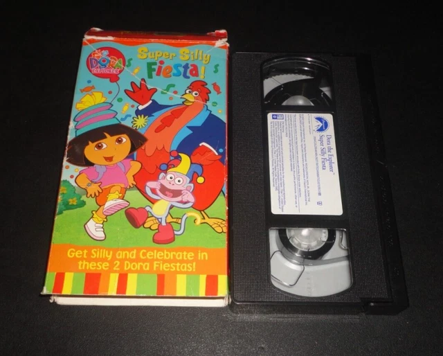 DORA THE EXPLORER : Super Silly Fiesta! (VHS, 2004) Nick Jr. Rare Kids ...