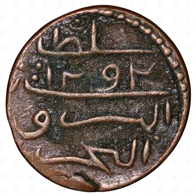 1875 MALDIVES 1/2 Larin Coin – AH1292 – Bronze £50.00 - PicClick UK