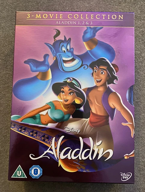 DISNEY'S ALADDIN Trilogy - 3 Movie Collection - DVD Boxset - Brand New ...