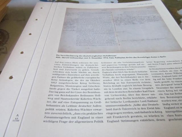 KAISERREICH ARCHIV N1 1589 Verschlechterung Deutsch Englisches ...