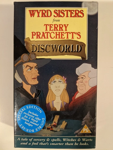 WYRD SISTERS FROM Terry Pratchett's Animated DiscWorld Double Pack VHS ...