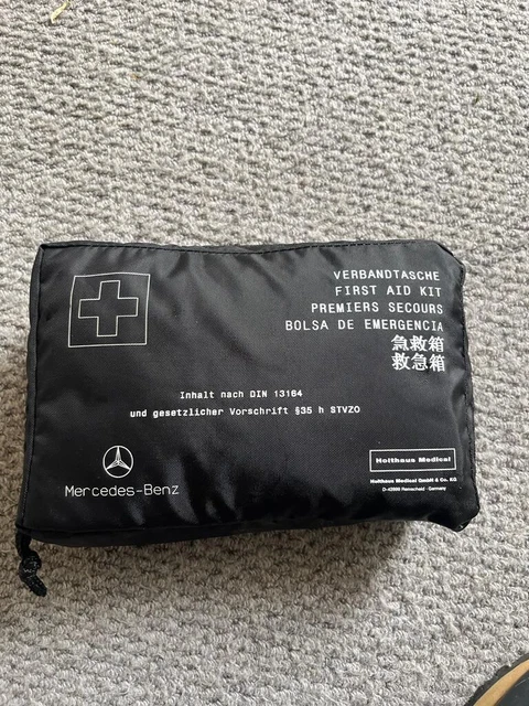 GENUINE MERCEDES FIRST Aid Kit A B C E Ml Gl Gla Cla Class A1698600150 ...