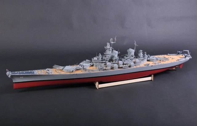 USS MISSOURI 1:200 Pre-Built Scale Model Boat Ready For RC Install ...