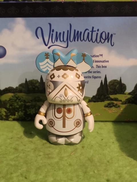 DISNEY VINYLMATION 3& Park Set 16 Its Small World Disneyland 60th $29. ...