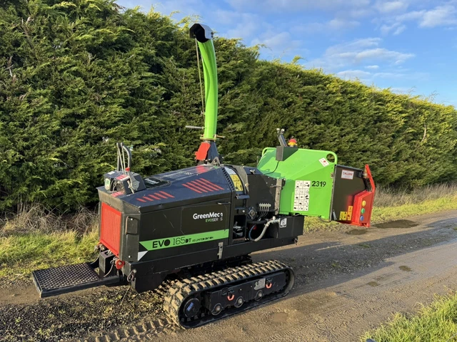 GREENMECH 165DT LE WOOD CHIPPER, Evo, Shredder, Tracked, Woodchipper ...