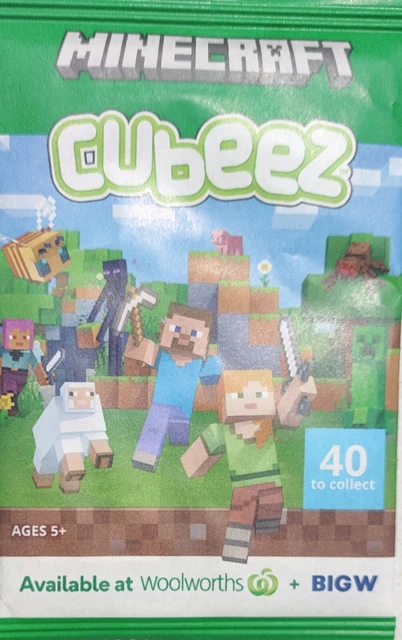 NEW MINECRAFT CUBEEZ 2025 Woolworths Unopened Collectable Packs 21 $21. ...