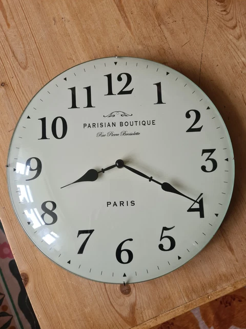 USED FULLY WORKING M&S Parisian Wall Clock In Good Condition. £17.35 ...