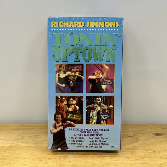 RICHARD SIMMONS TONIN Uptown VHS Aerobic Musical Workout 1996 NEW ...