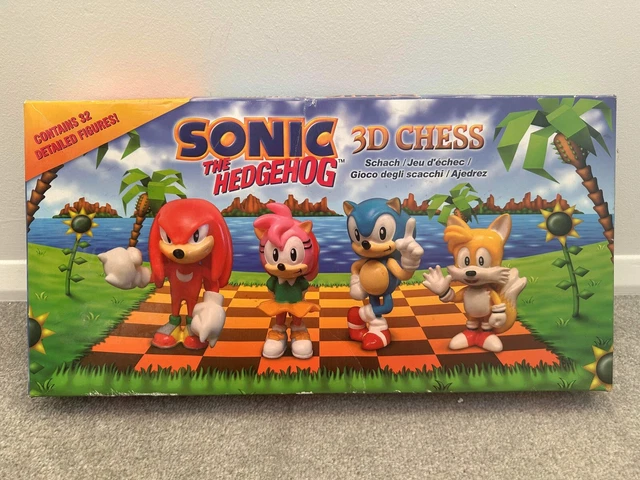 SONIC THE HEDGEHOG 3D Chess - Rare Chess Set - Complete £59.99 ...