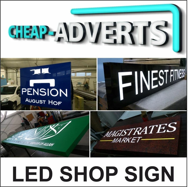 LED SIGN ALUMINIUM Composite Tray / Signs/ Signage 300cm x 100cm £800. ...
