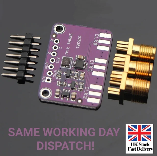 Signal Signal Generators DC 3V 5V CJMCU 5351 Si5351A Si5351 I2C Clock ...