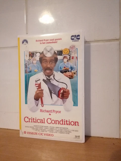 CRITICAL CONDITION VHS Big Box Ex Rental /English With Dutch Subtitles ...