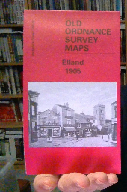 MAP OF ELLAND 1905 Yorkshire sheet 246.02 by John Hargreaves NEW ...